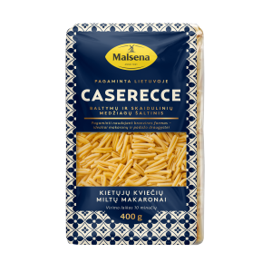 MALSENA Caserecce makaronai su tigrinėmis krevetėmis | Malsena