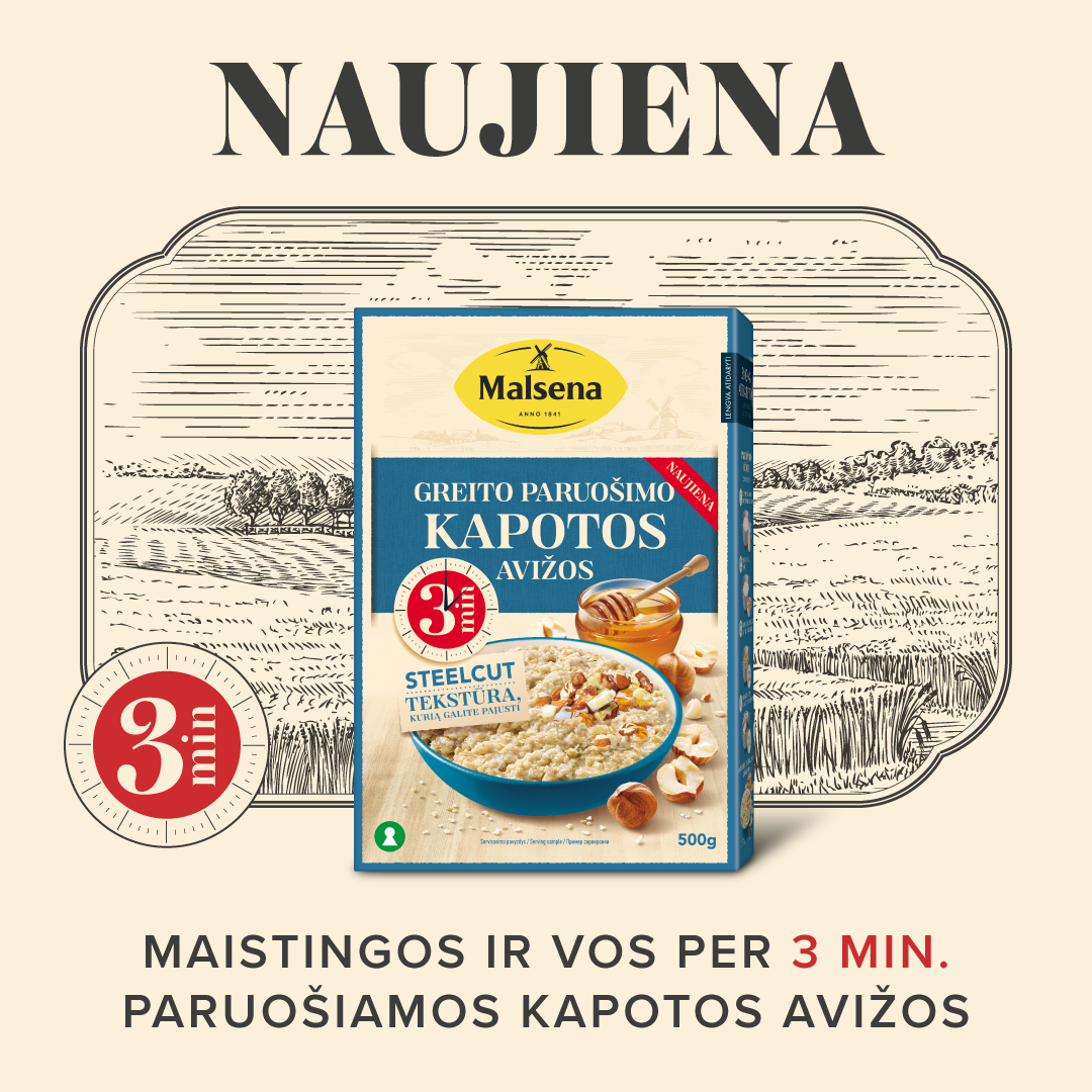 Naujiena | Pristatome du naujus STEEL-CUT produktus | Malsena